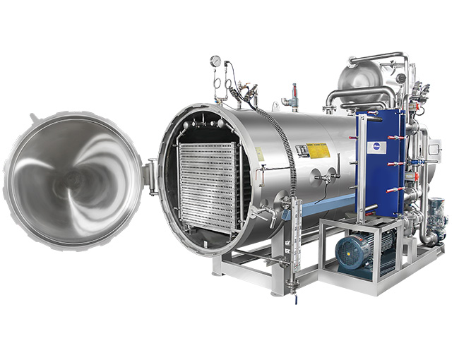 water spray retort|steam water spray