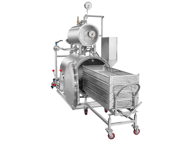 Small laboratory retort|pilot retort